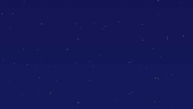 Random blinking stars CSS animation