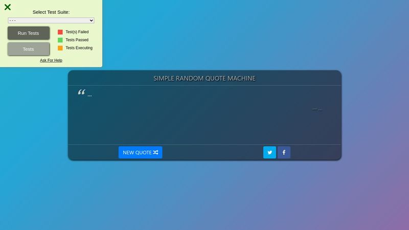 FCC: Random Quote Machine