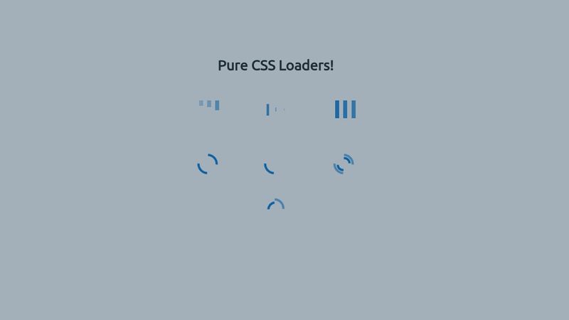 Loaders | Pure CSS