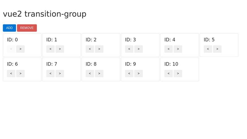 vue transition-group
