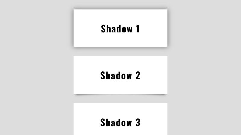 some shadow effects CSS3