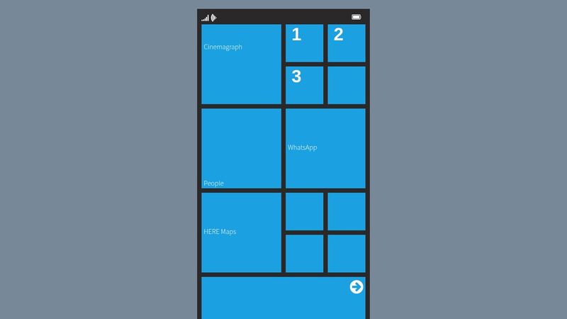 CSS/jQuery Windows Phone Home Screen