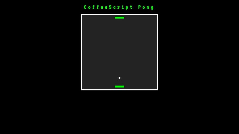 JavaScript Pong