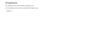 bootstrap dropdown example