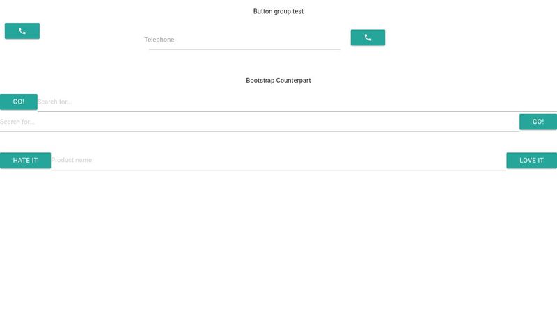 Materializecss input group