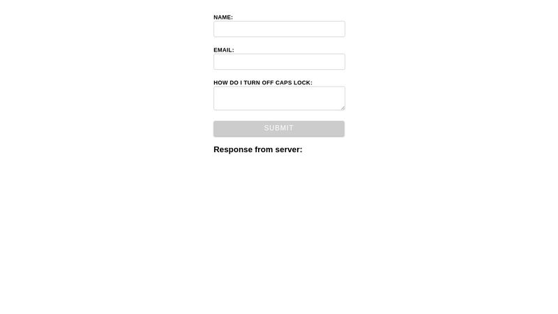 jQuery Form Submission AJAX