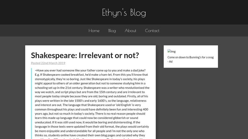 Responsive Blog Template