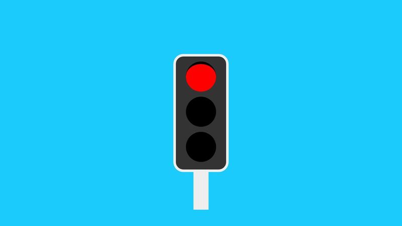 Animated traffic light example