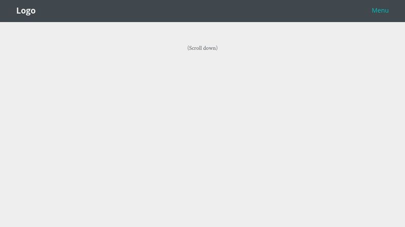 Headroom.js — Basic header example