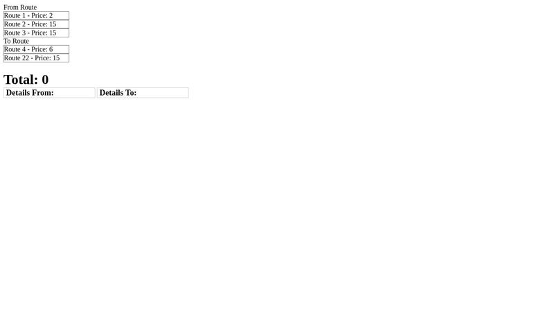 AngularJS Calculate Total