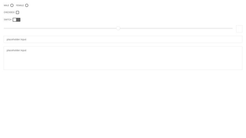 Custom form elements