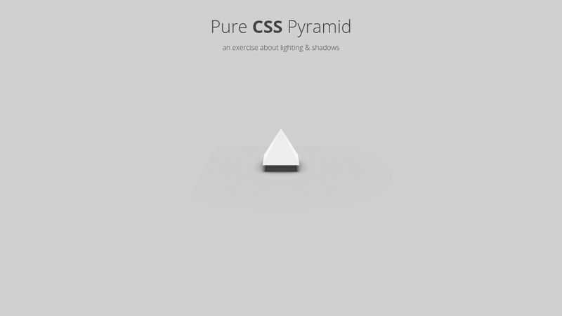 Pure CSS Pyramid