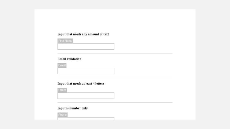 CSS Input Validation