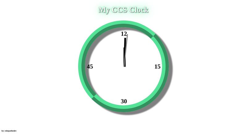 css-clock