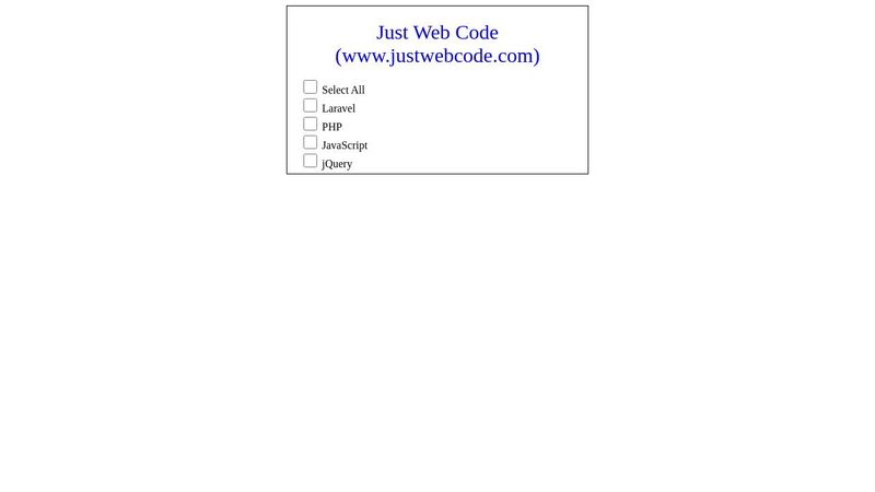 Select/Deselect all checkboxes using jQuery