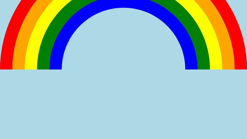 CSS Responsive Rainbow