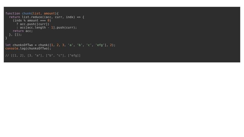 chunk [Array#reduce]