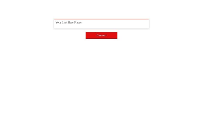 Convert Youtube Links