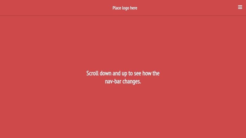 Responsive, expandable & modern navbar (SCSS & JS)