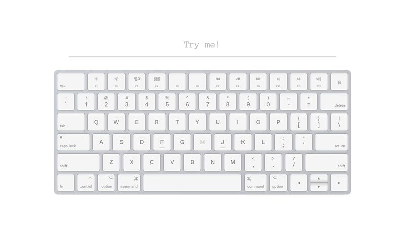 Virtual keyboard (CSS Grid Layout)