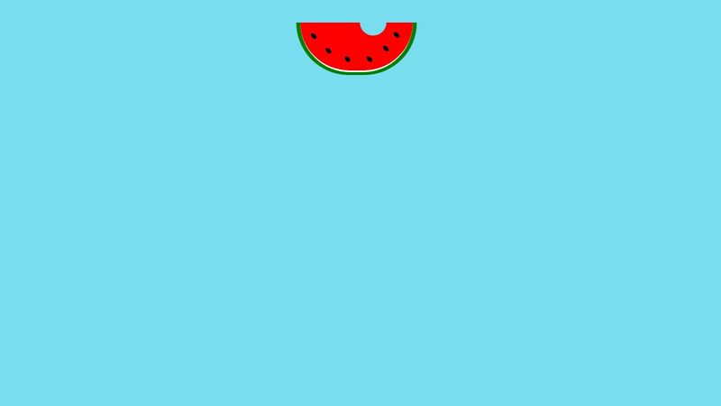 Pure CSS Watermelon Icon