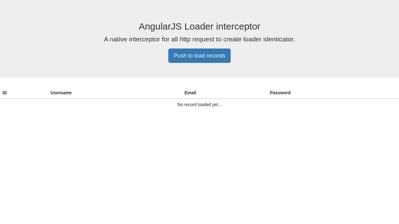 AngularJS Loader interceptor