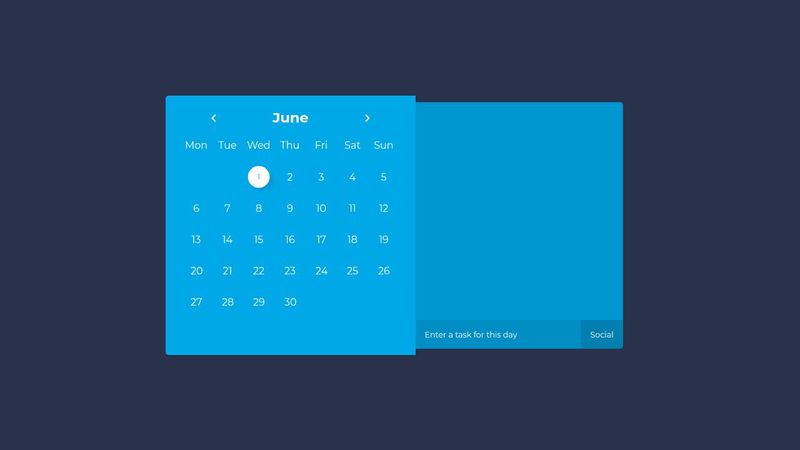 CodePen - It's A Calendar Sort Of Thing
