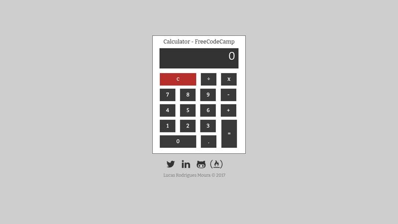 FreeCodeCamp: Javascript Calculator