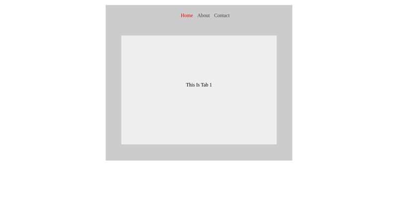AngularJs Simple Tab