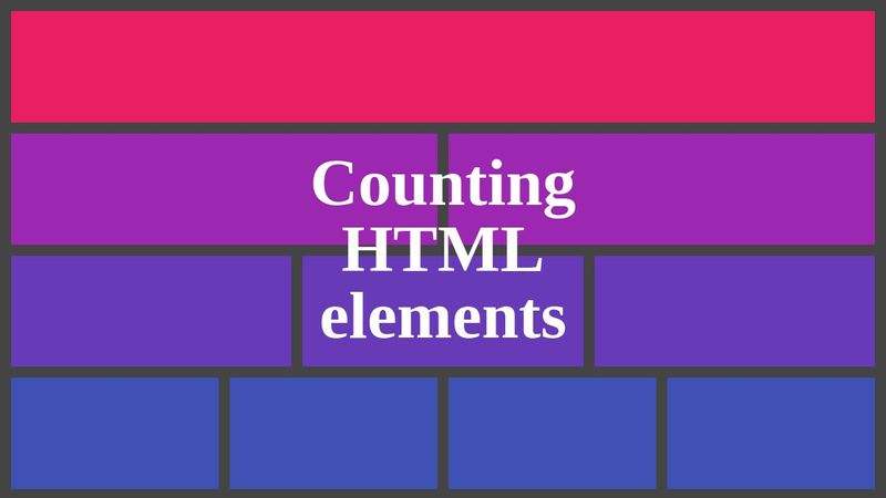 Counting HTML-elements with CSS :nth-last-child