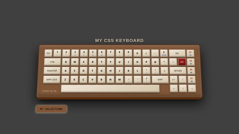 "CSS KEYBOARD"