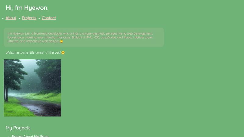 Portfolio by Hyewon Lim