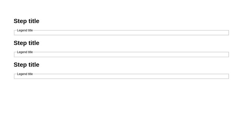 jQuery Steps example