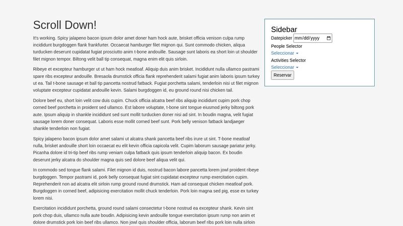 Sticky Sidebar CSS and Polyfill