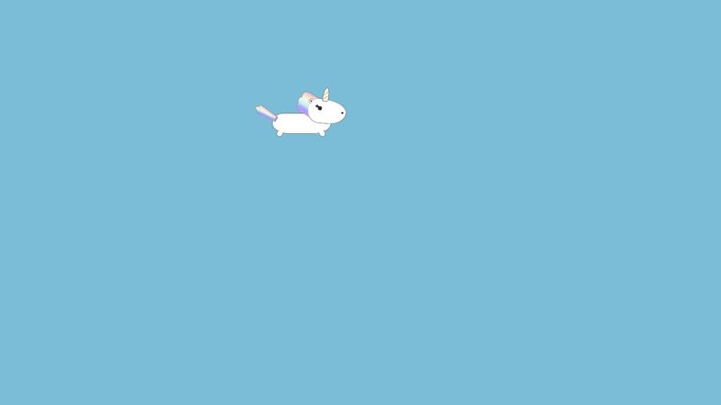 Tiny unicorn (CSS Image)