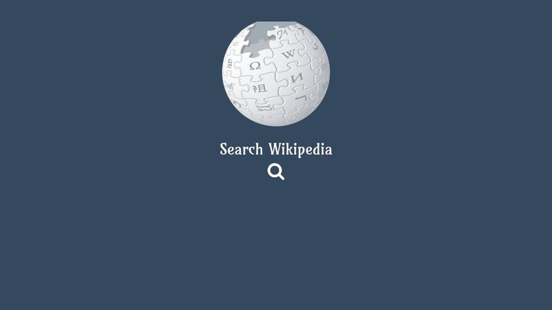 Wikipedia search app