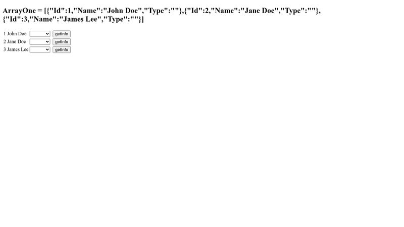 Get Drop Down List Value In Case Of Multiple Row Angularjs 7730