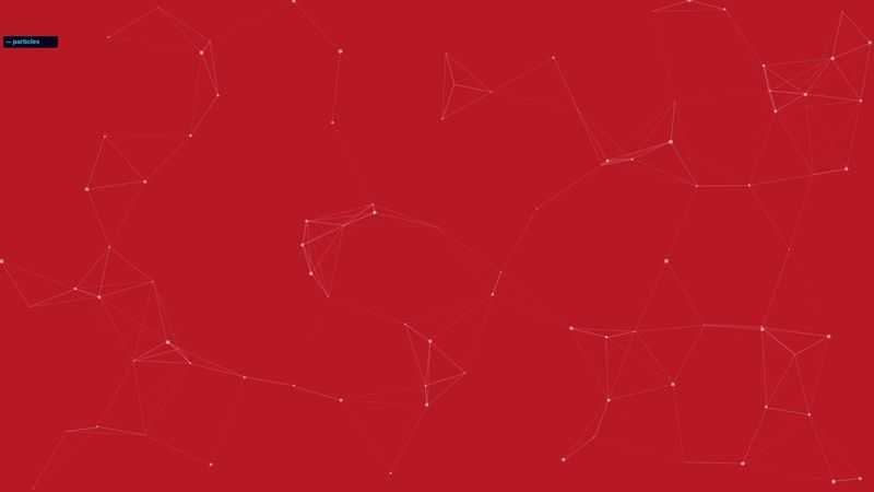 particles.js demo
