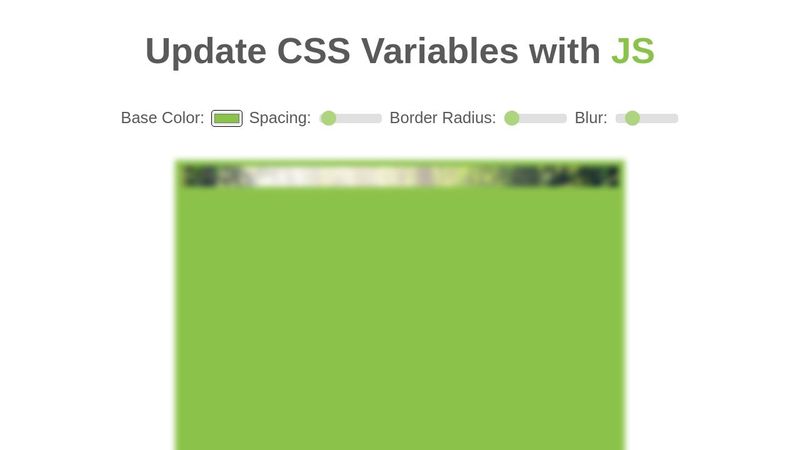 Day 3 #JavaScript30 - CSS Variables & JS