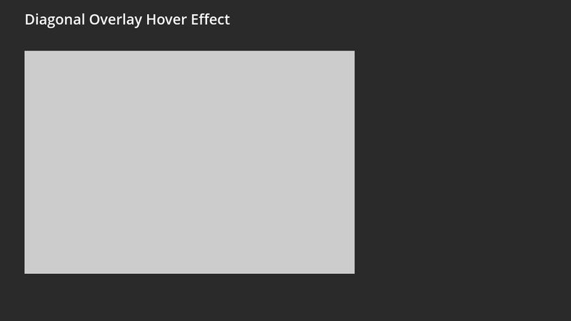 Diagonal Overlay Hover Effect