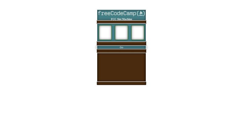FreeCodeCamp JS Slot Machine code