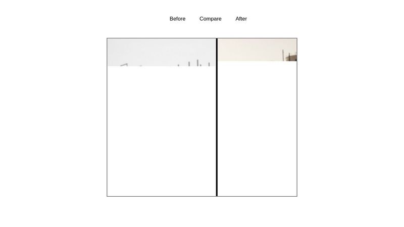 Before/After viewer with Draggable and TweenMax