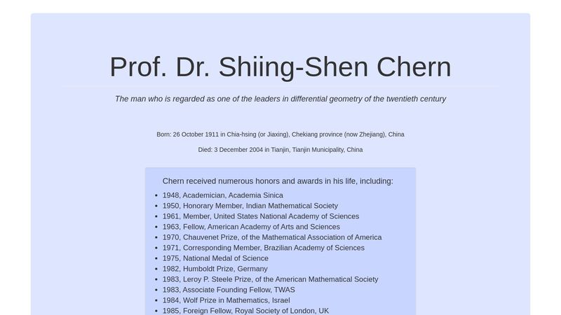 Shiing-Shen Chern