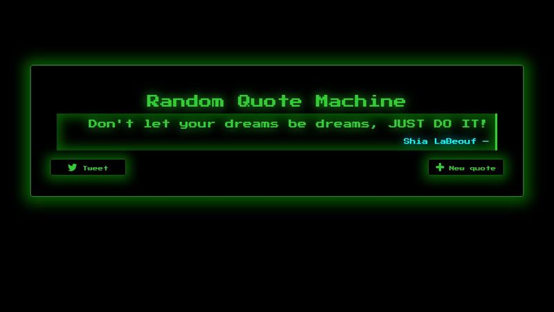 Random Quote Machine
