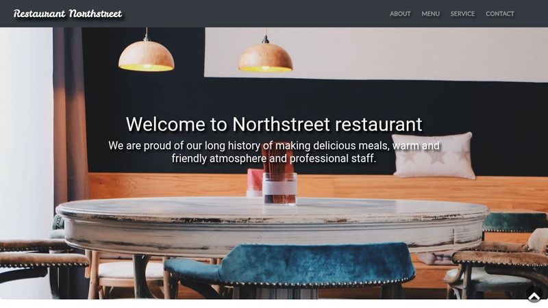 Beautiful Bootstrap Restaurant Template Website