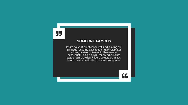 CSS Quote Box Hover Effects