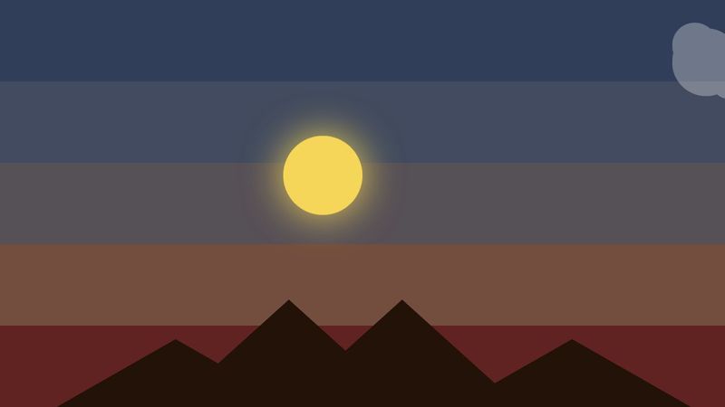 CSS Sunrise Sunset