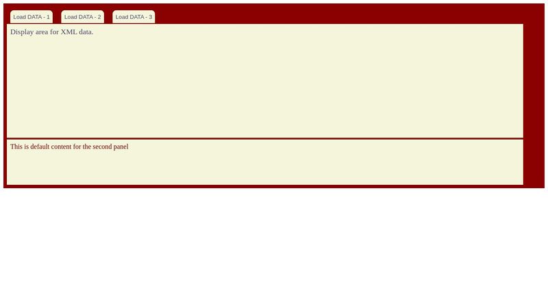 Import XML to HTML w/JavaScript /w Sub_panel