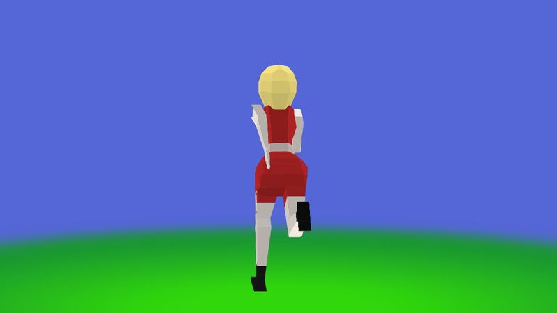 Pure CSS 3D Girl