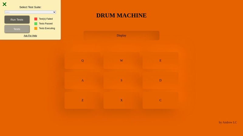 Drum Machine - Freecodecamp
